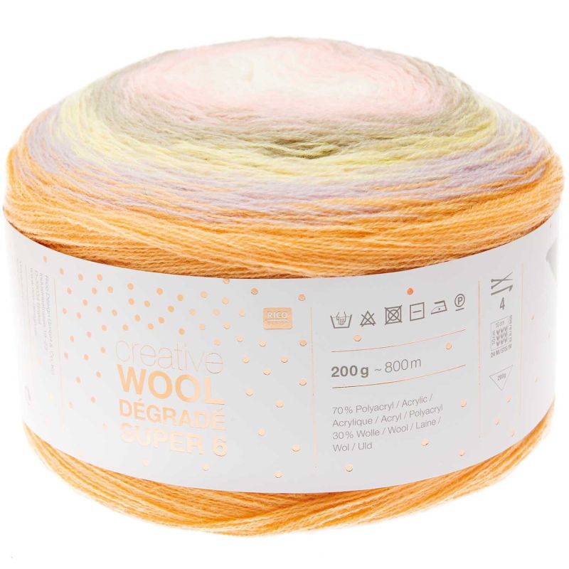 Rico Design Creative Wool dégradé 200g 800m